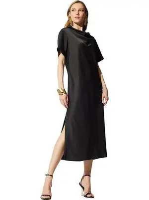 NATORI Luxe Charmeuse Column Dress