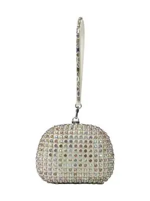 SELF-PORTRAIT Crystal-Embellished Clutch