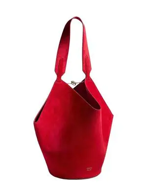 Khaite Leather Tote Bag - Red