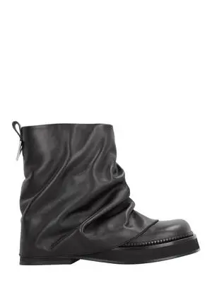 Attico Mini Robin Combat Boots - Black