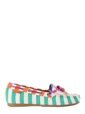 Kurt Geiger Eagle Stripe Loafer - Open Green