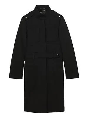 REISS Wool Coat - Black