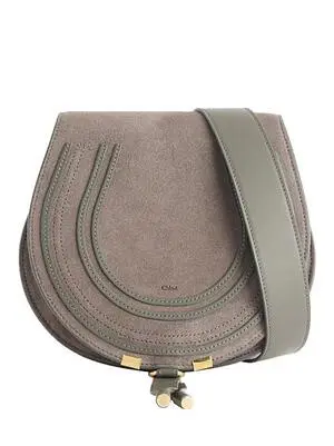 Chloé Marcie Medium Leather Cross-body Bag - Flannel Grey