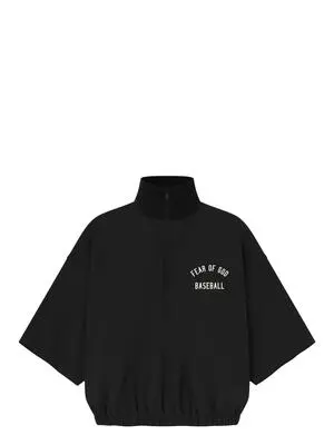 Fear Of God Mlb 3/4 Sleeve Half Zip Jacket - Black