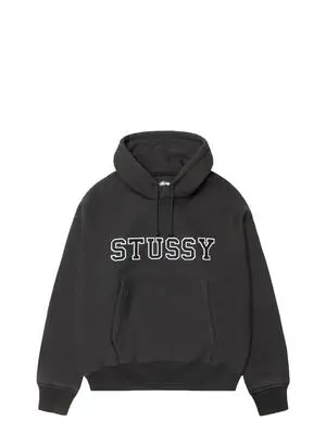 StÜssy Felt Applique Hoodie - Black