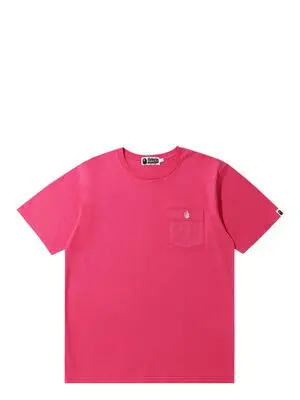A BATHING APE One Point Pocket Overdye Tee