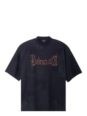 Balenciaga Metal Oversized T-shirt - Black