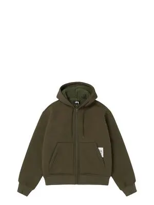 StÜssy Bonded Sherpa Hoodie - Green