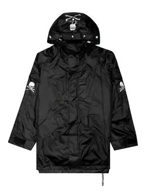 MASTERMIND WORLD Skull-print Hooded Windbreaker - Black