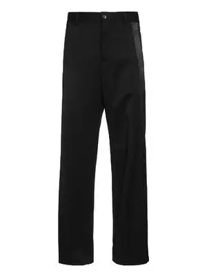MAISON MARGIELA Twill Wide Leg Pants - Black