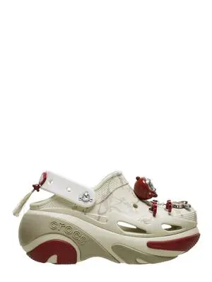 CROCS Bubble Crush Clog Pop Mart Skullpandain - White/red