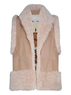 JOHANNA ORTIZ Salty Airy Shearling Vest