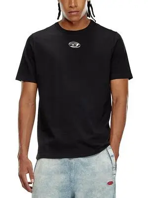 DIESEL® T-adjust-od Cotton Tee Deep/black