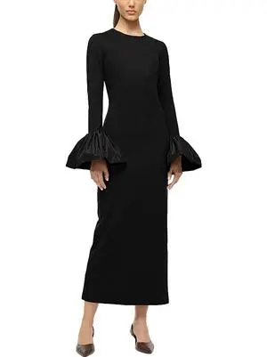 Staud Hawthorne Maxi Dress - Black