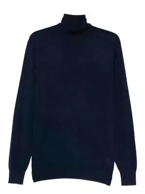 Aspesi Roll-neck Sweater - Blue