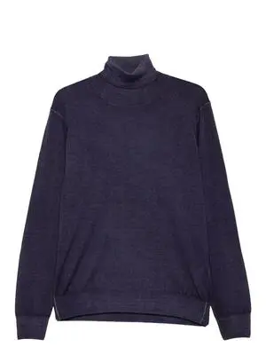 Altea Roll-neck Virgin Wool Sweater - Purple