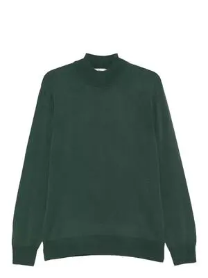 Altea High-neck Wool Sweater - Green