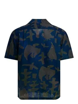 Kapital Abstract-print Shirt - Blue