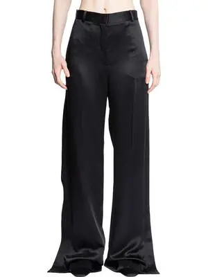 TOTÊME Wide Leg Cuff-Slit Trousers
