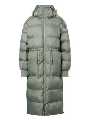 Adidas By Stella McCartney Hooded Puffer Coat - Green