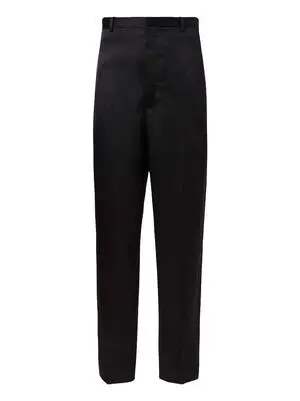 JIL SANDER High-rise Straight Pants - Black