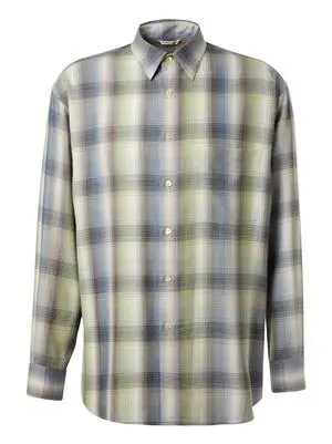 AURALEE Auralee Plaid Wool Shirt