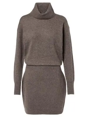 Veronica Beard Wool And Cashmere Sweater Dress - Brown
