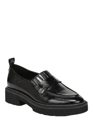 Naturalizer Leather Loafer Black