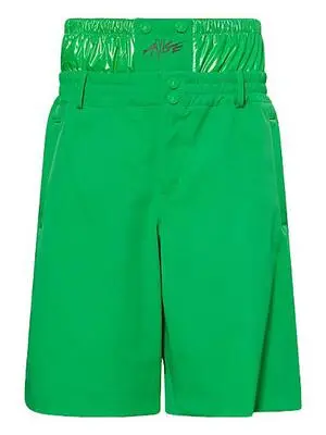 Moncler X Asap Rocky Wide-leg Shell Shorts - Green Spring