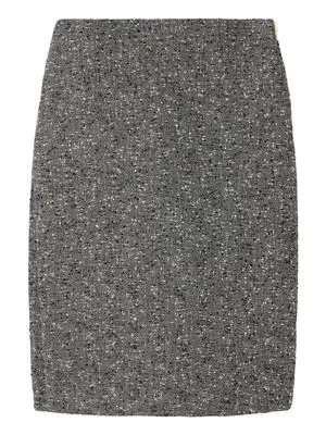 Gucci Wool-blend Bouclé Pencil Skirt - Gray