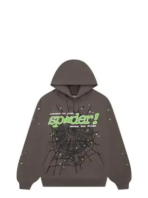 SP5DER Punk V2 Hoodie - Grey