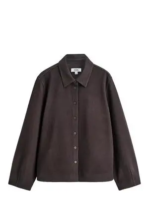 Cos Cotton Corduroy Shirt Brown