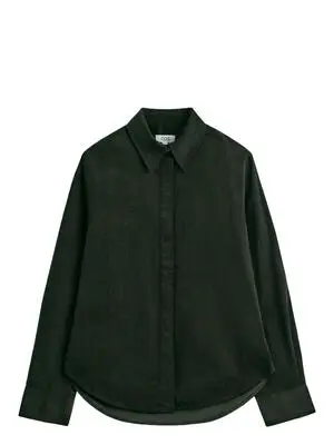Cos Cotton Corduroy Shirt Green
