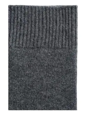 Cos Wool And Recycled Cashmere Snood - Dark Grey