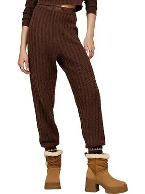 UGG Lorelai Cable Knit Pants Cola