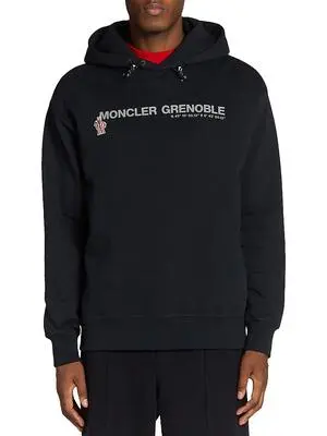 Moncler Hoodie Sweater - Medium Blue