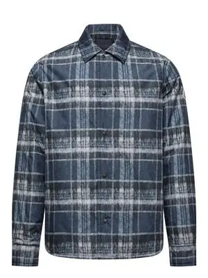 Moncler Padded Plaid Shacket - Multicolor