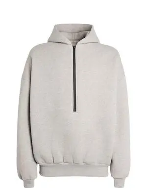 Fear Of God Athletic Half-zip Hoodie - Grey