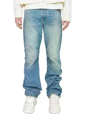 B1ARCHIVE Stacked Leg Jeans - Blue