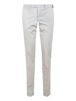 ROTA Zip-fly Stretch-cotton Trousers - Grey