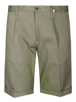 MYTHS Pleated Cotton Shorts