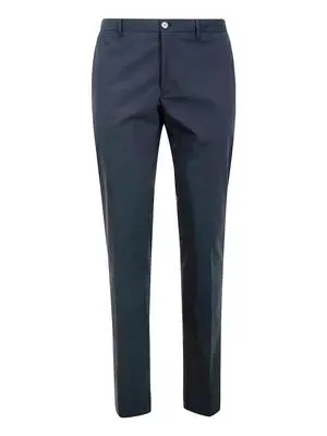 Incotex Tailored Cotton Trousers - Blue