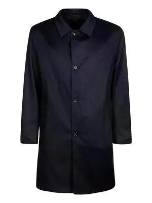 KIRED Button-fastening Cashmere Coat - Blue