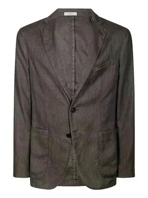Boglioli Buttoned Jacket - Brown
