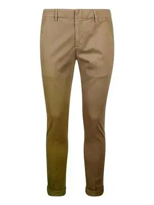 DONDUP Trousers With Welt-pocket - Brown