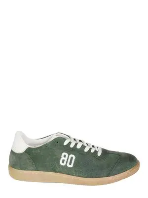 BE980 Suede Leather Sneakers - Green