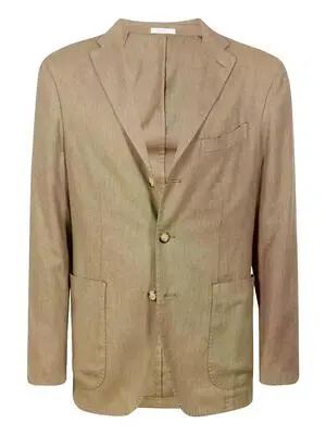 BOGLIOLI Three-Button Patch-Pocket Blazer