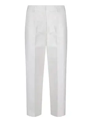 Liviana Conti Elasticated-waistband Trousers - White
