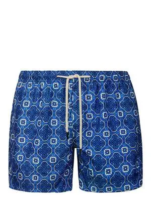 PENINSULA SWIMWEAR Patterned Swim Shorts - Blue