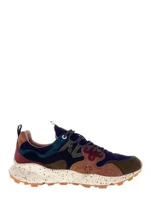 FLOWER MOUNTAIN Yamano 3 Nubuck Leather Sneakers - Brown